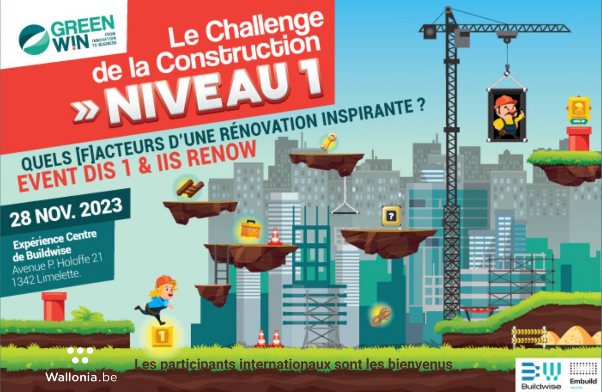 Le Challenge de la Construction (GreenW!n) - Wallonia Clusters